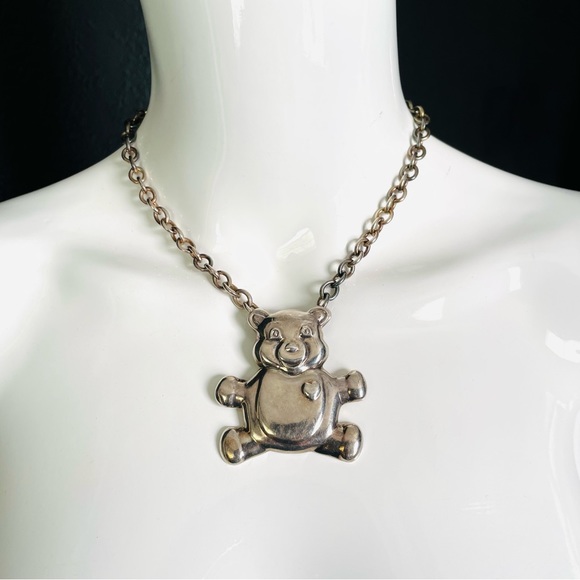 Vintage | Jewelry | Vintage Sterling Silver Bear Necklace 925 | Poshmark